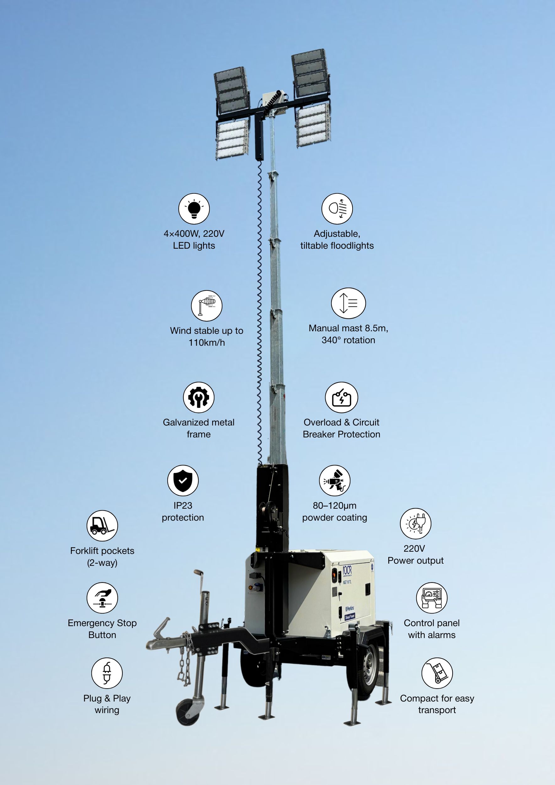 Tower Light - Bahmani General Trading Co. L.L.C.